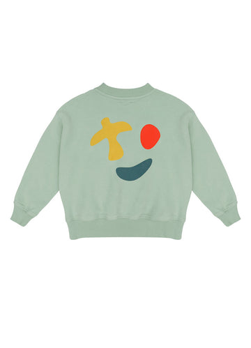 Jenest | Happy Bird Sweater Sage Green | MiniMarkt Store