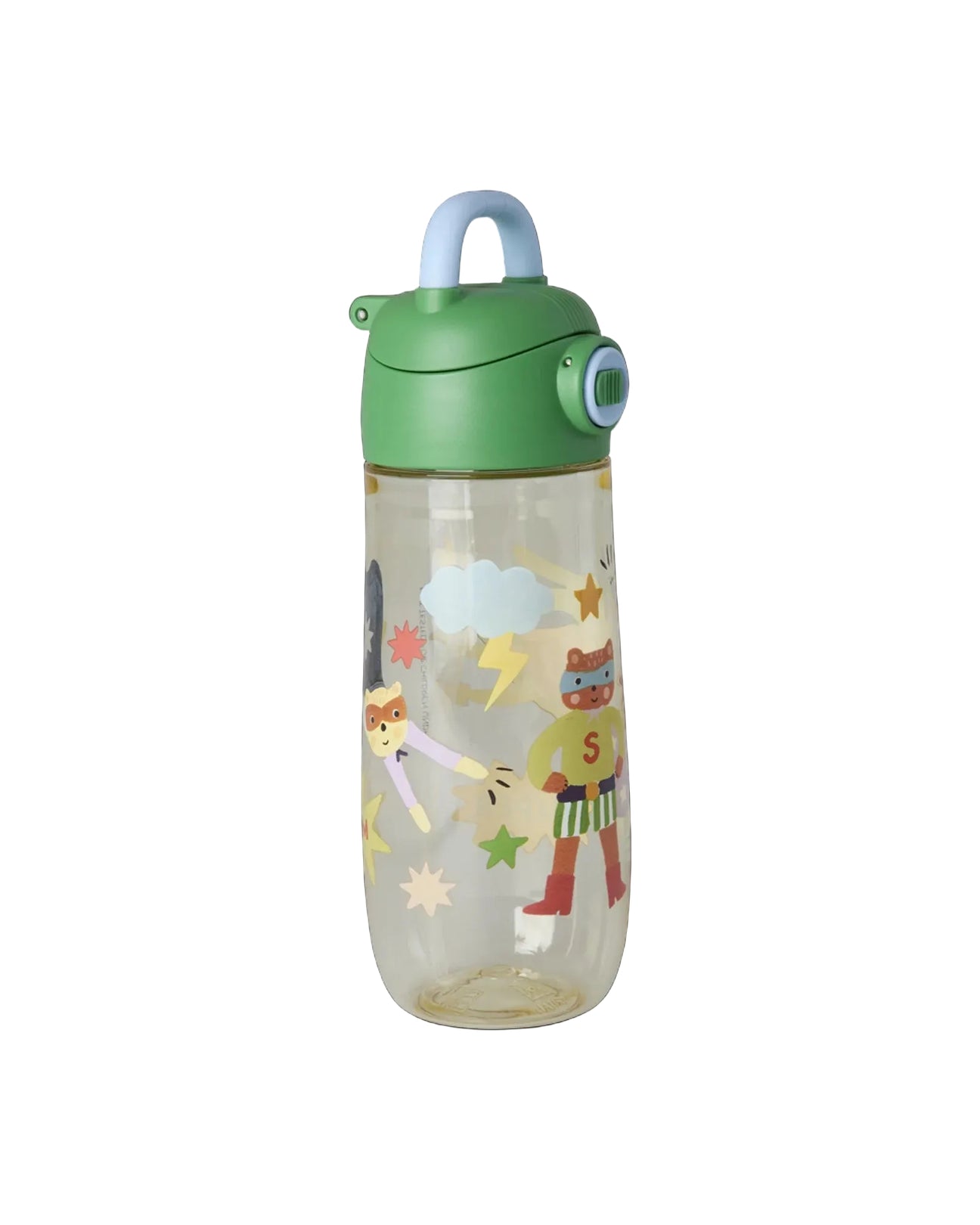 Rice | Plastic Kids Drinking Bottle Small Hero Print Green | MiniMarkt ...